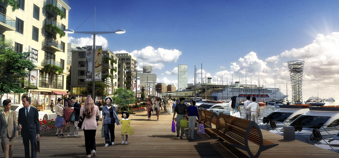 Qingdao Harborfront - Perkins Eastman