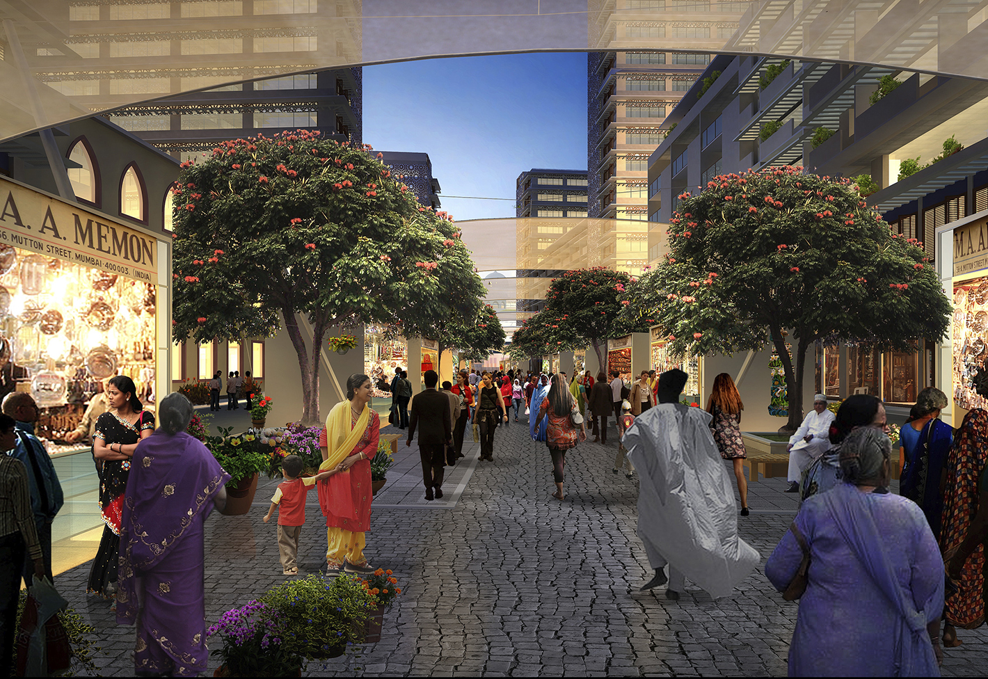 Saifee Burhani Bendhi Bazaar - Perkins Eastman