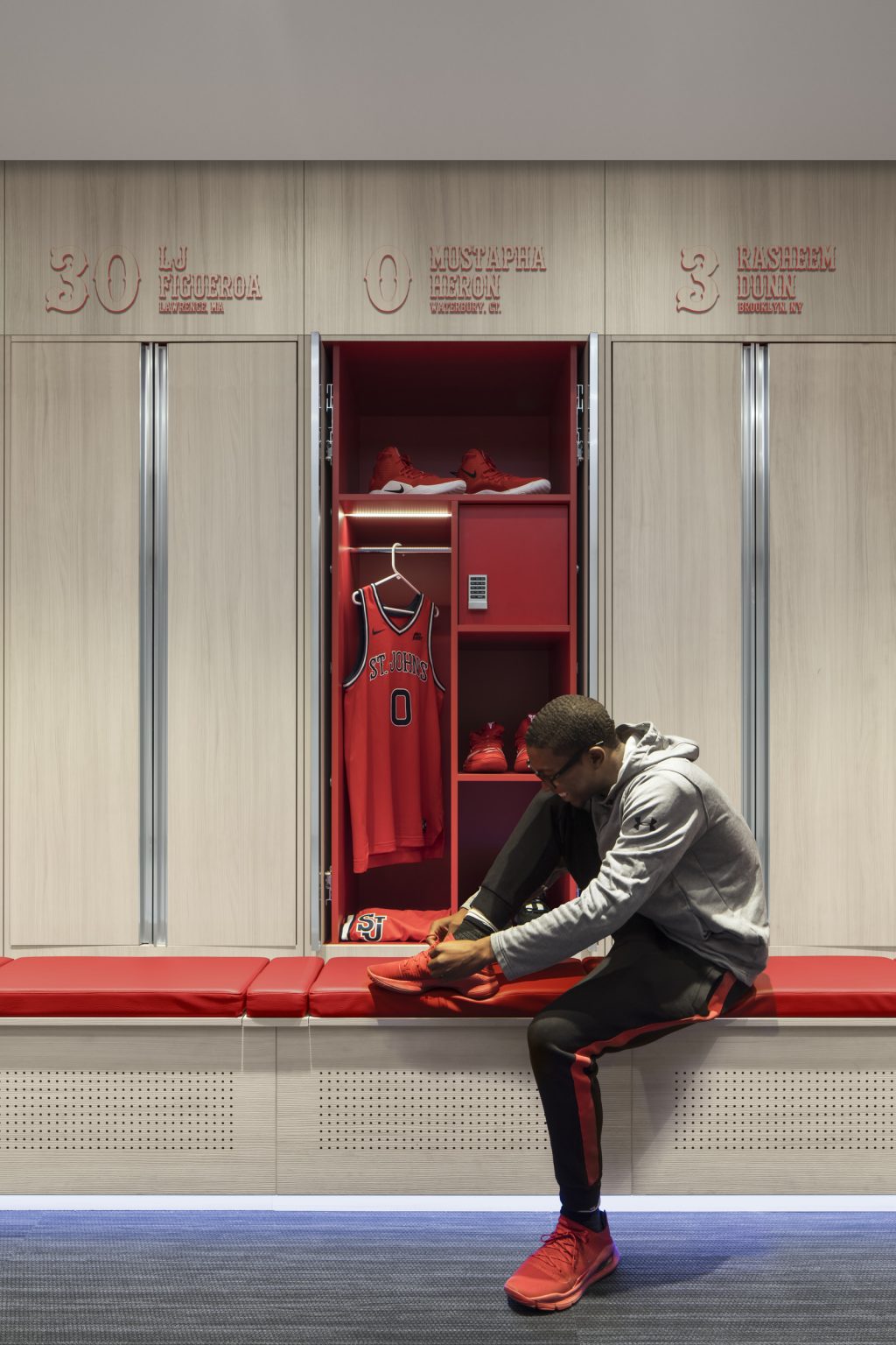 St. John's University: Mens Basketball Locker Suite - Perkins Eastman