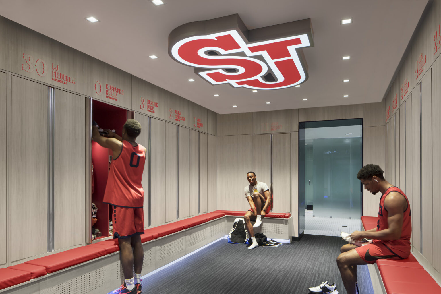 St. John's University: Mens Basketball Locker Suite - Perkins Eastman