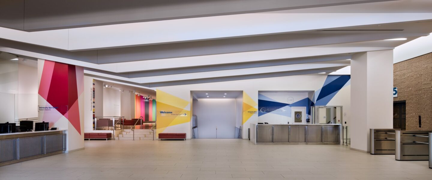 SUNY Optometry Lobby and Center for Student Life and Learning - Perkins ...