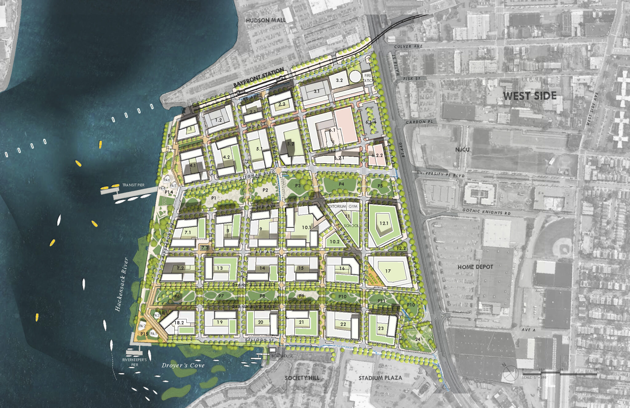 Jersey City Bayfront Redevelopment Plan - Perkins Eastman