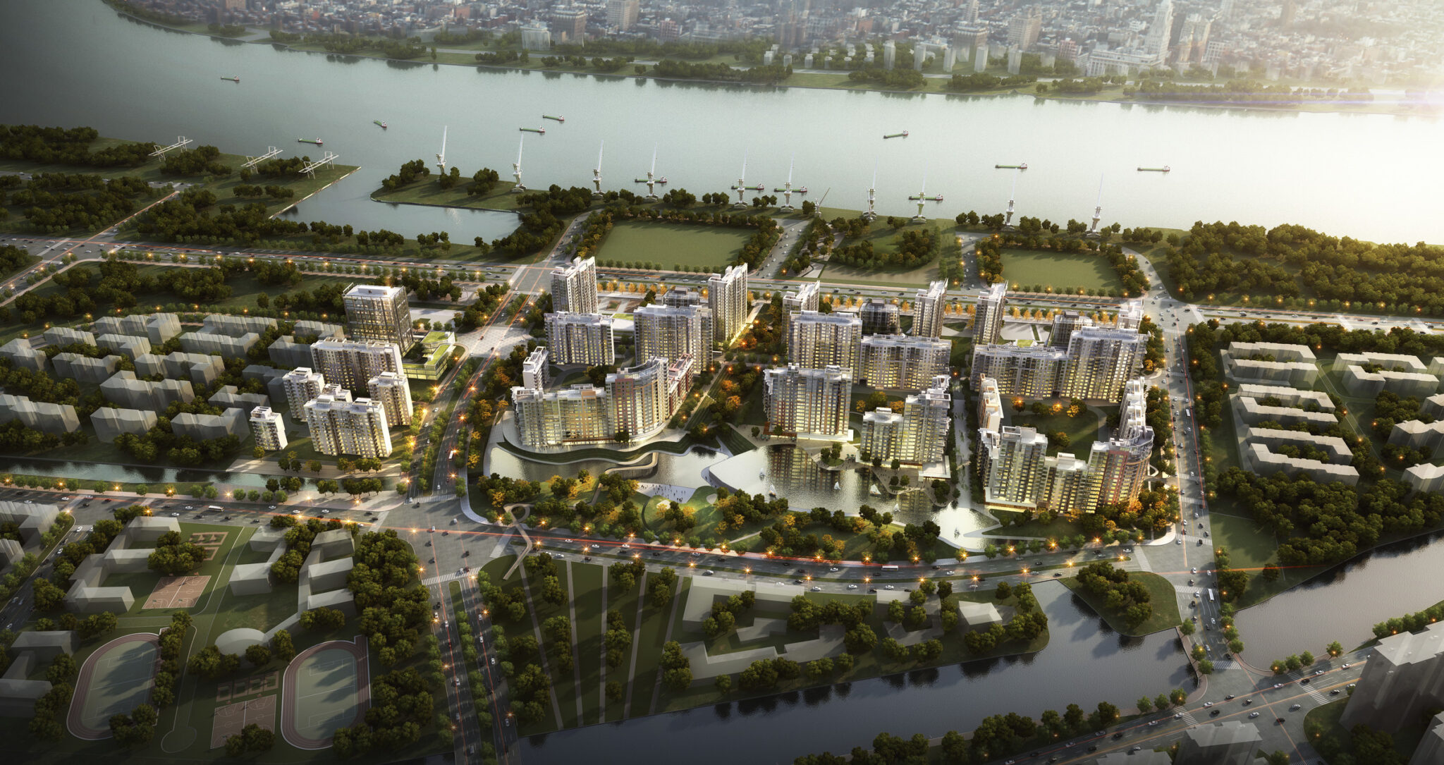 Jiang Wan Lakeside Promenade - Perkins Eastman