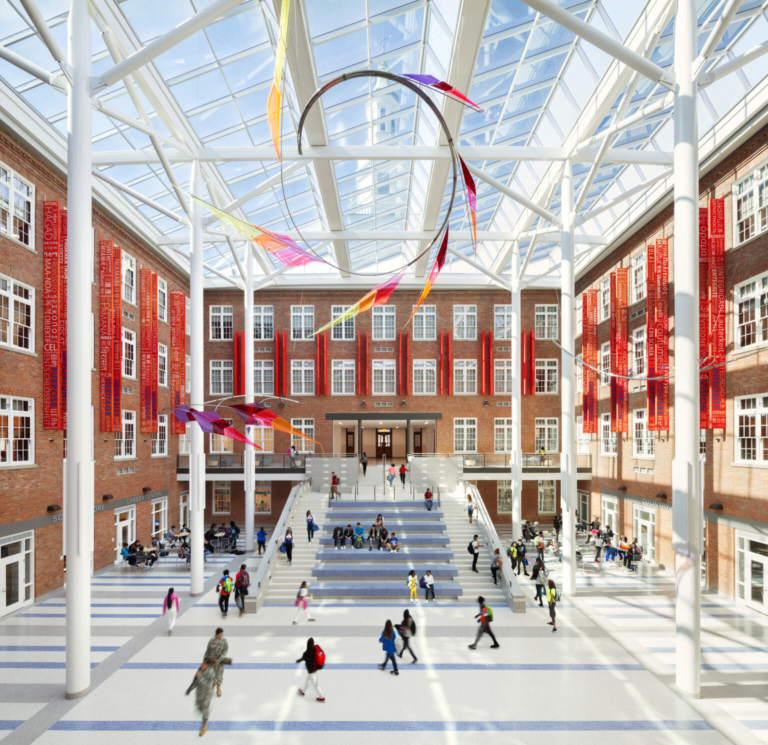 Roosevelt High School: Experiential Graphics - Perkins Eastman