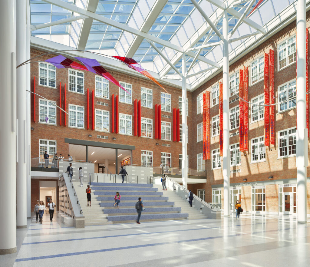 Roosevelt High School: Experiential Graphics - Perkins Eastman