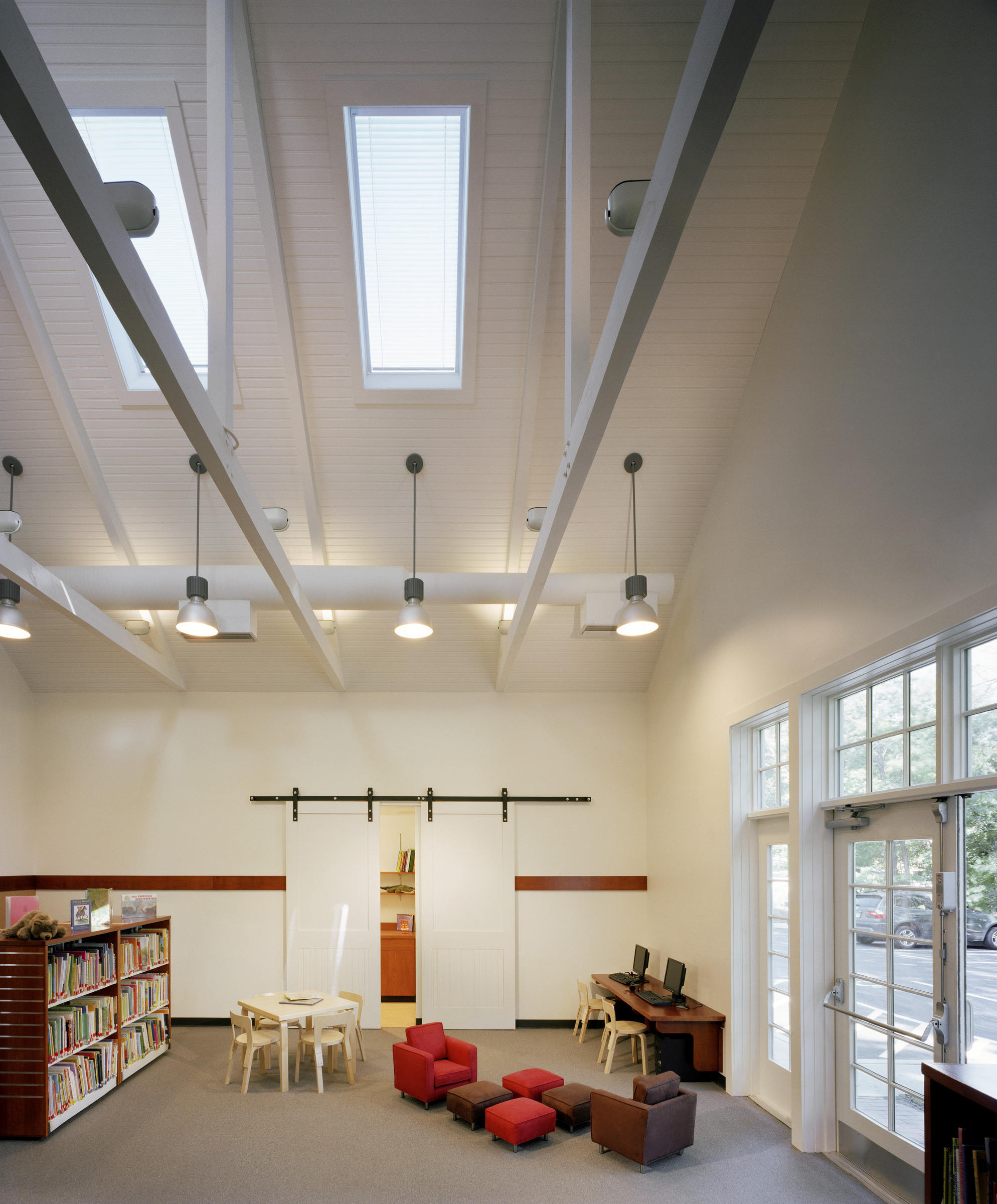 Ferguson Library: Weed Memorial + Hollander Branch - Perkins Eastman