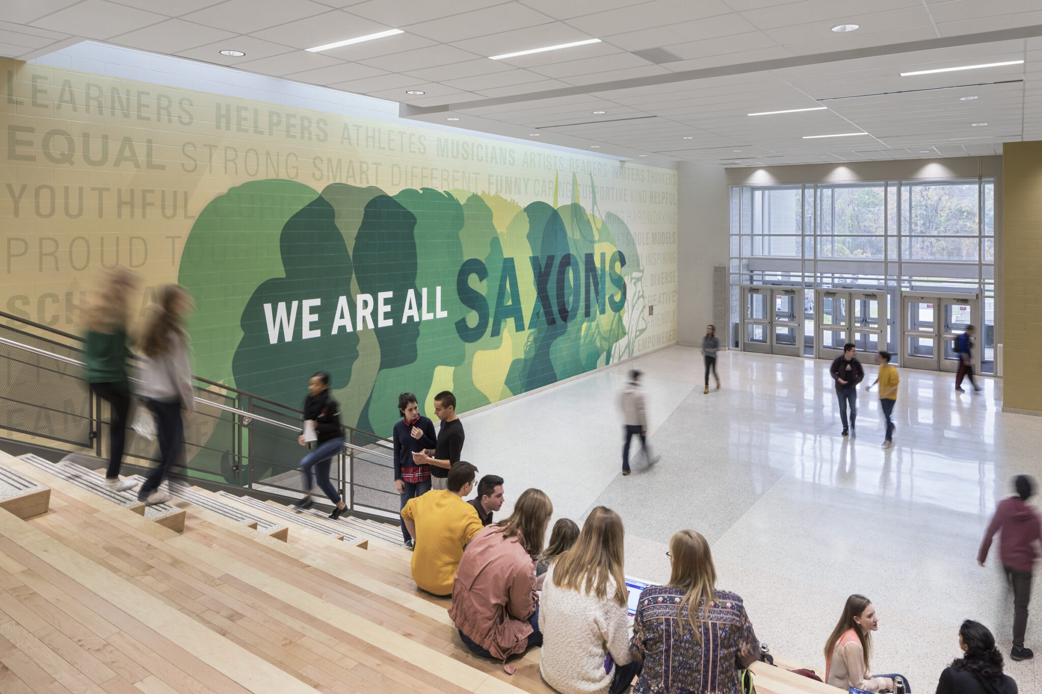 Langley High School Mural - Perkins Eastman