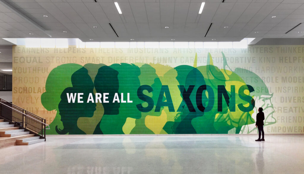 Langley High School Mural - Perkins Eastman