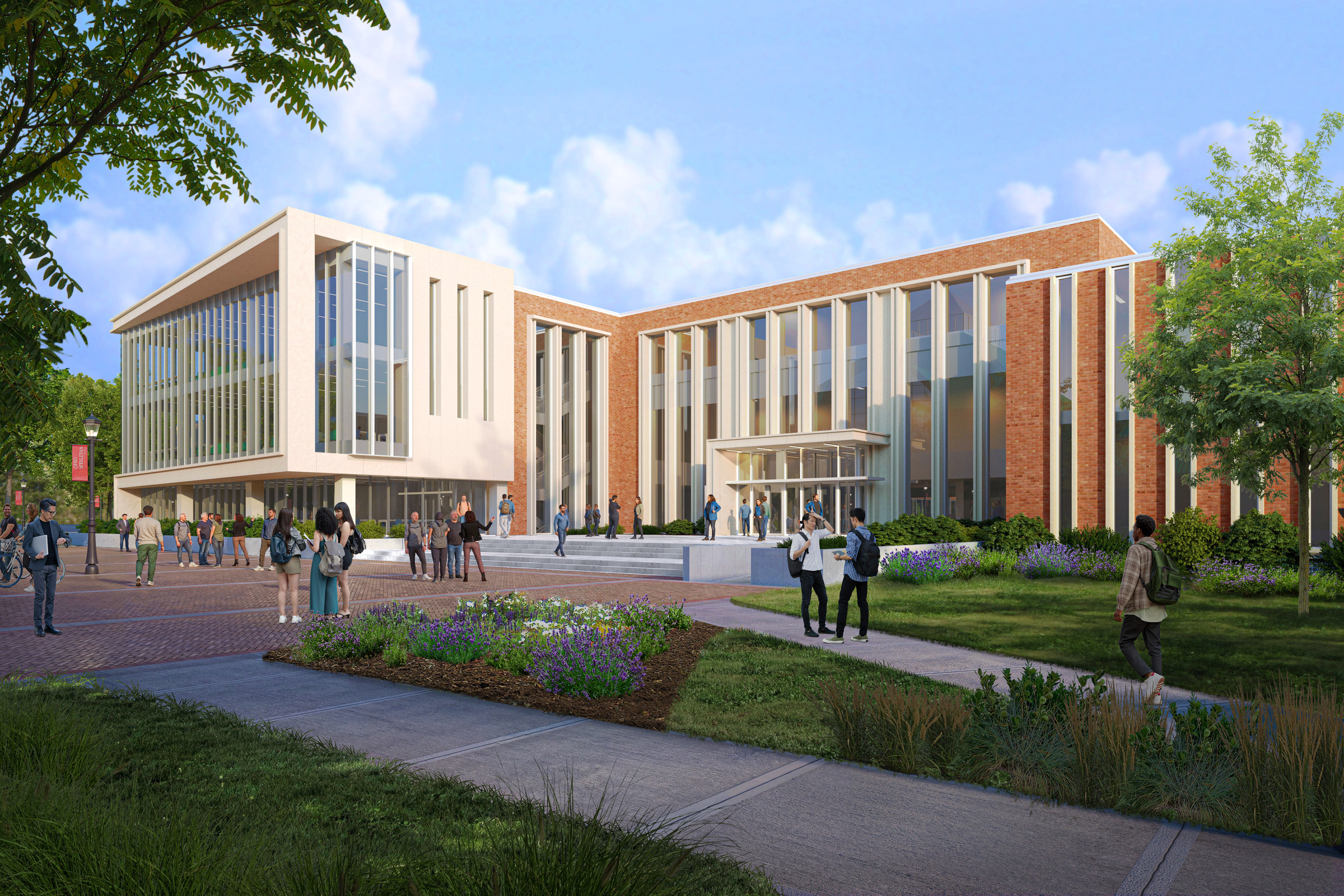 Ohio Wesleyan University John F. Milligan Library and Arts Arena ...